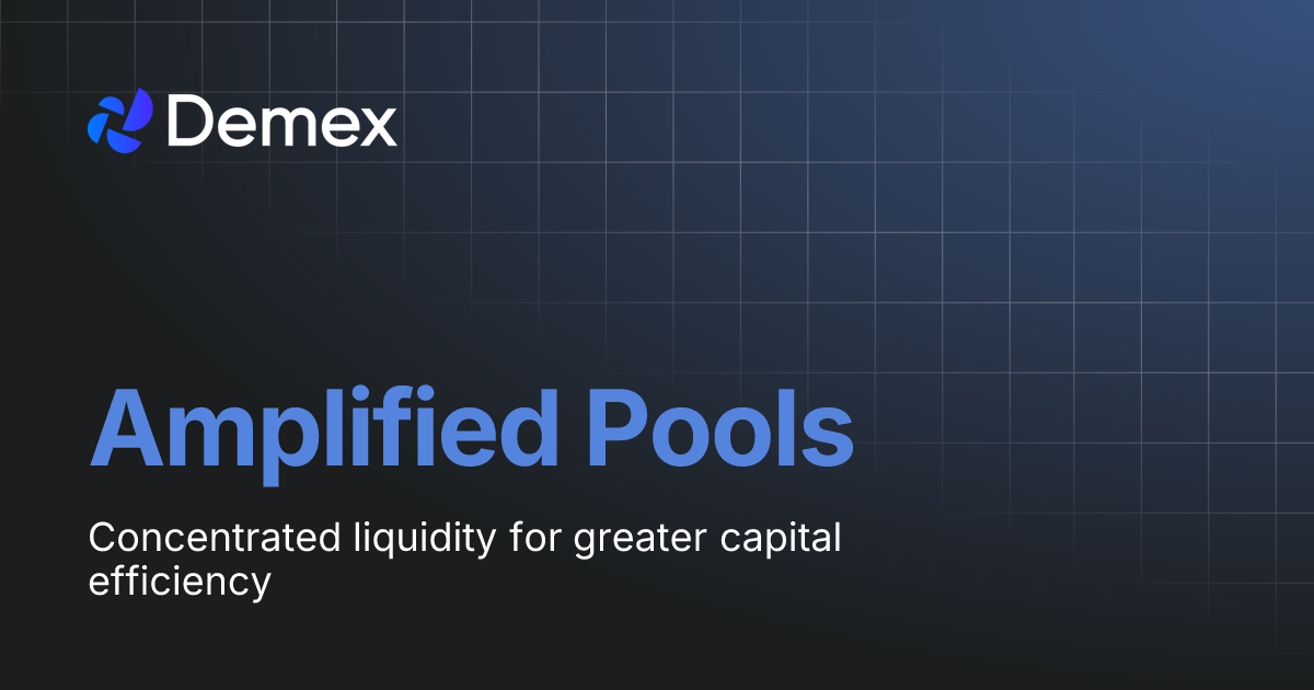 Amplified Pools | Demex Docs